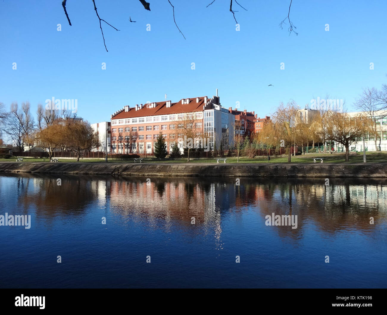 This image depicts the entrance to a hospital in Poland in January 2015 ...