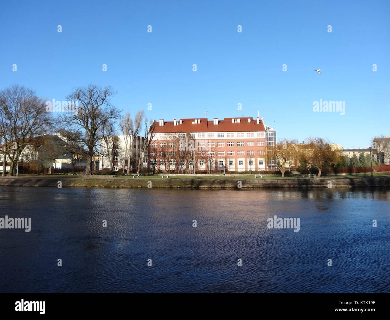 A photograph of a hospital building (likely a infectious disease ...