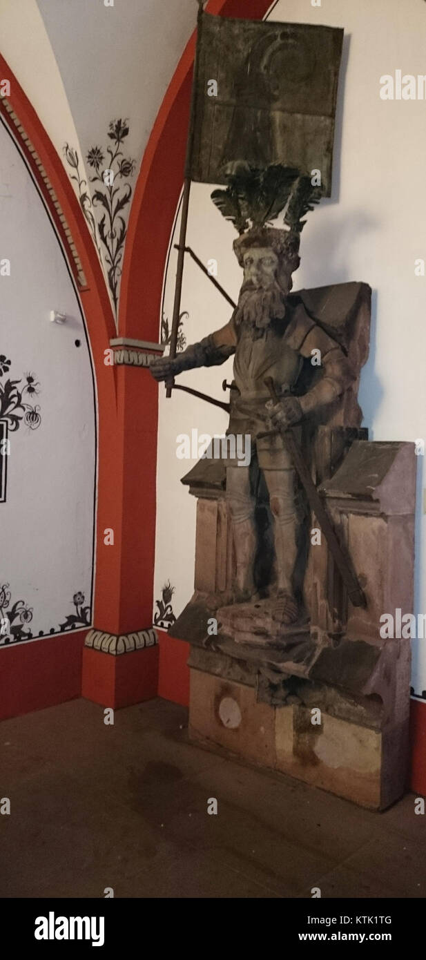 A depiction of Baselâ€™s Rathaus (City Hall) featuring a 'gewappneter ...