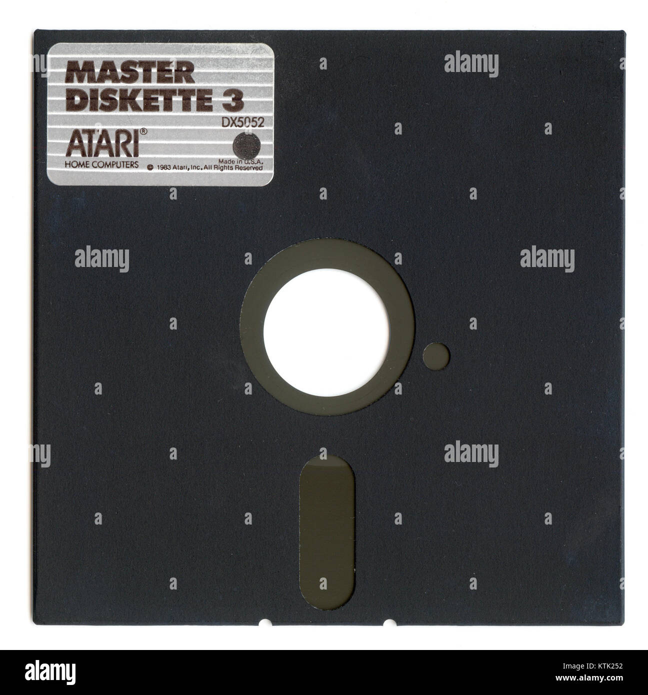 The Atari Master Diskette 3 DOS 3 is a vintage computer diskette that ...