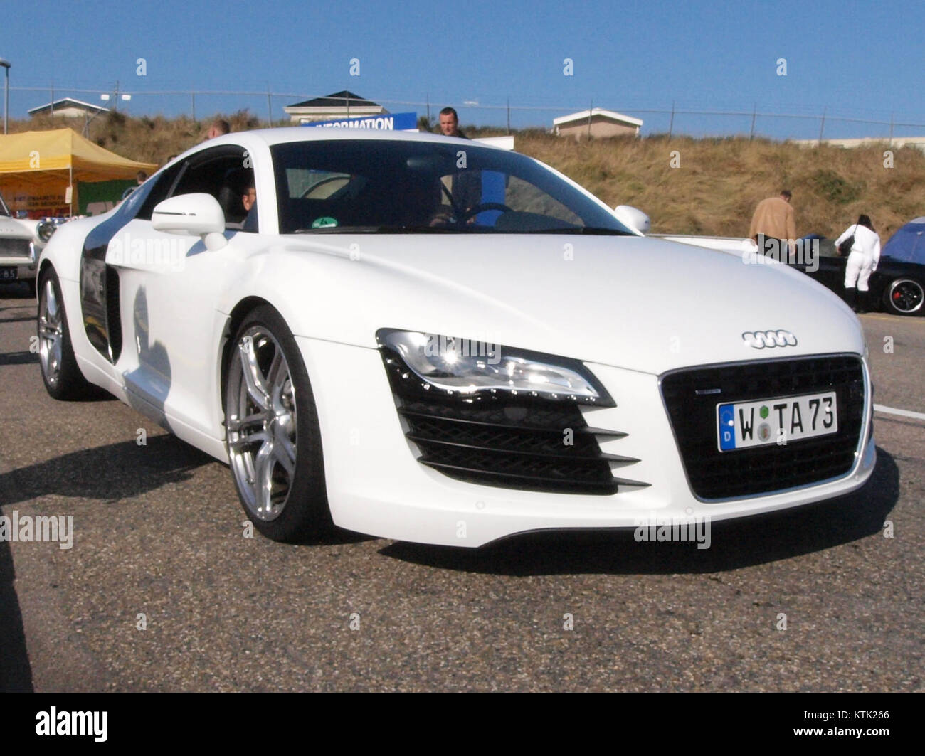 Photograph of an Audi vehicle with German license registration W TA 73 ...