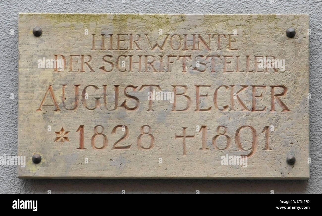 August Becker CTH Stock Photo - Alamy