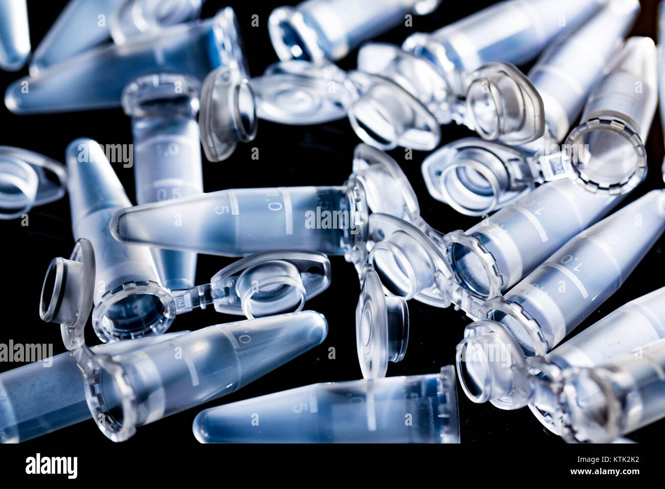 Background of the PCR tubes PCR Tubes on black background Stock Photo ...