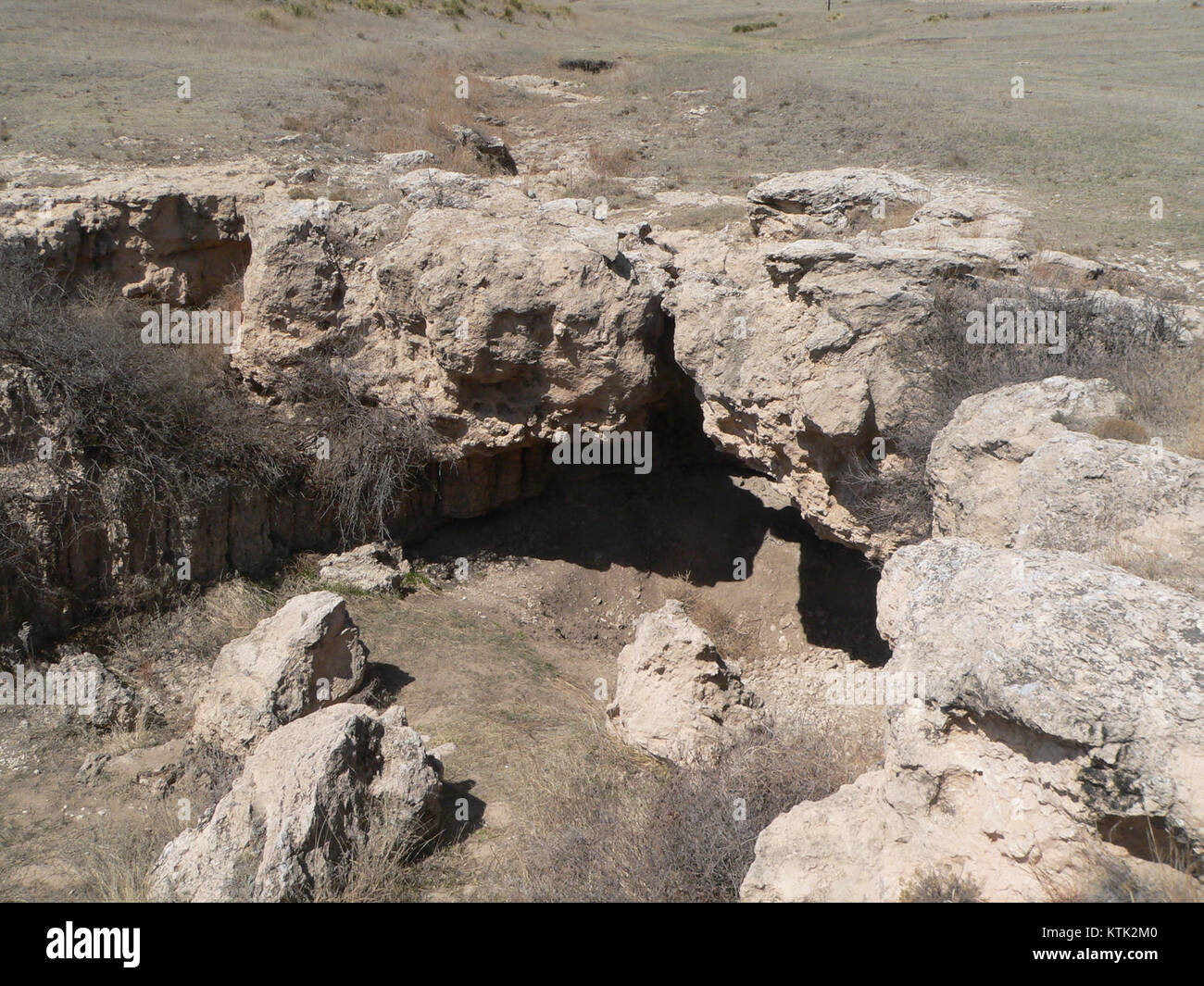 The Battle Canyon cave in Scott County, Kansas, holds historical and ...
