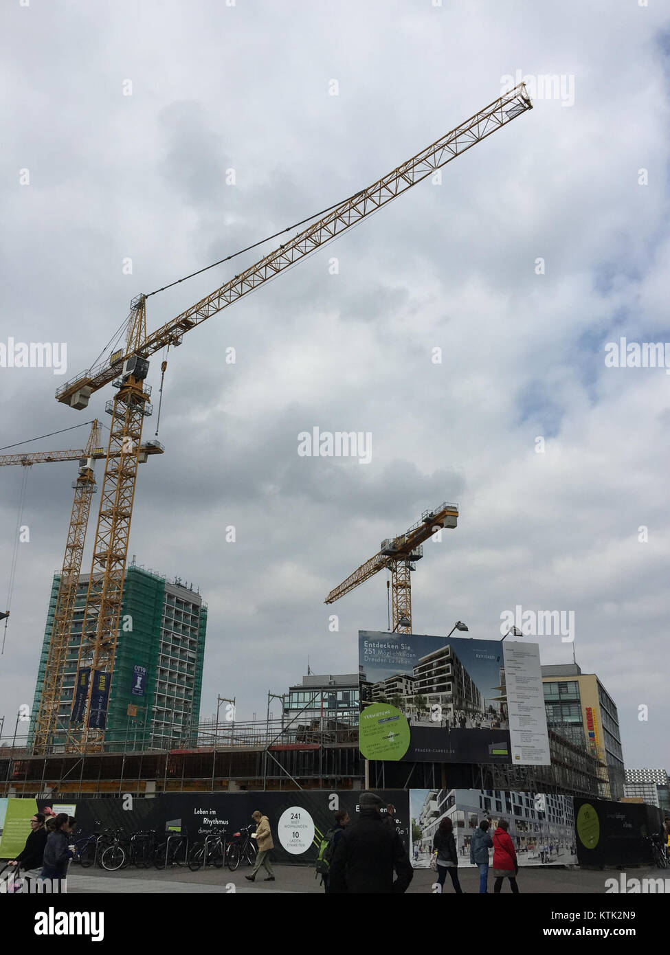 This image depicts the Baustelle Wiener Loch construction site in ...