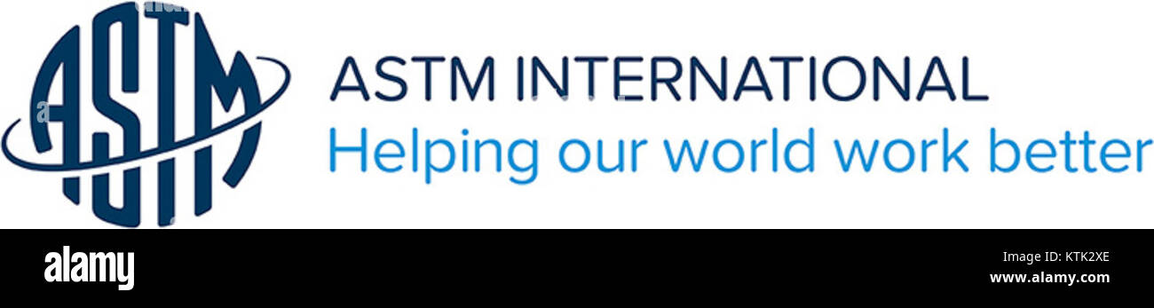 The ASTM logo strapline represents the branding and mission statement ...