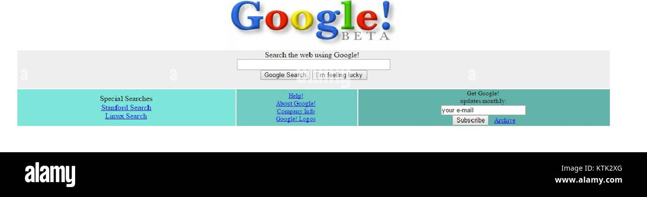 This image references Google in 1998, during its early years. The company, founded by Larry Page ...