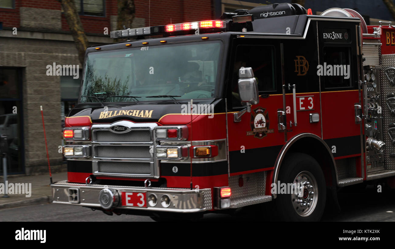 Bellingham Fire Department Engine 3 is a fire truck used by the ...