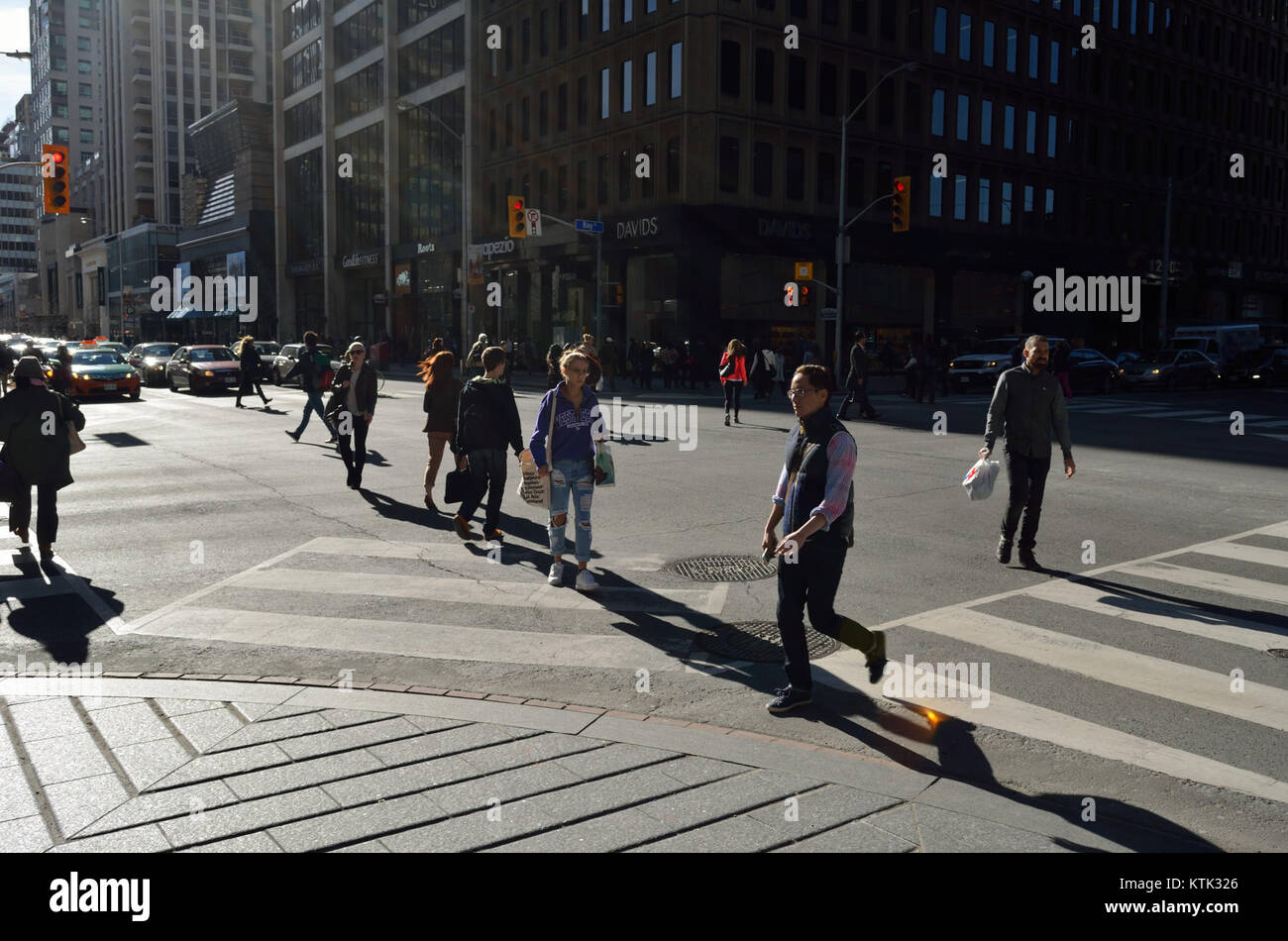 The Bay and Bloor Pedestrian Scramble is a unique intersection in ...