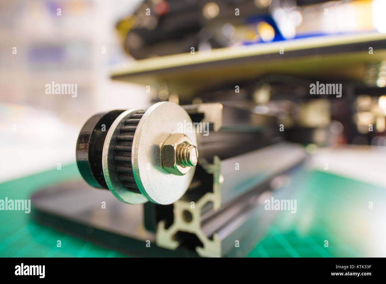 homemade 3D printer to print plastic prototypes Stock Photo - Alamy