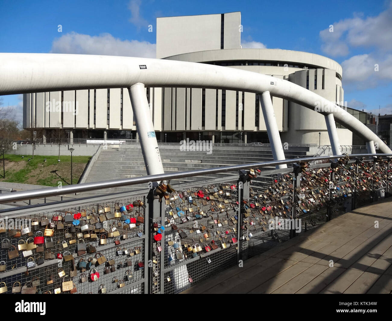 This photograph captures the Kiepury Bridge (Bdg mostKiepury) in 2015 ...