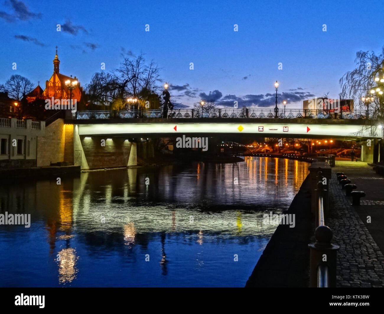 Bdg Staromiejski Bridge in Poland is an important urban bridge, known ...