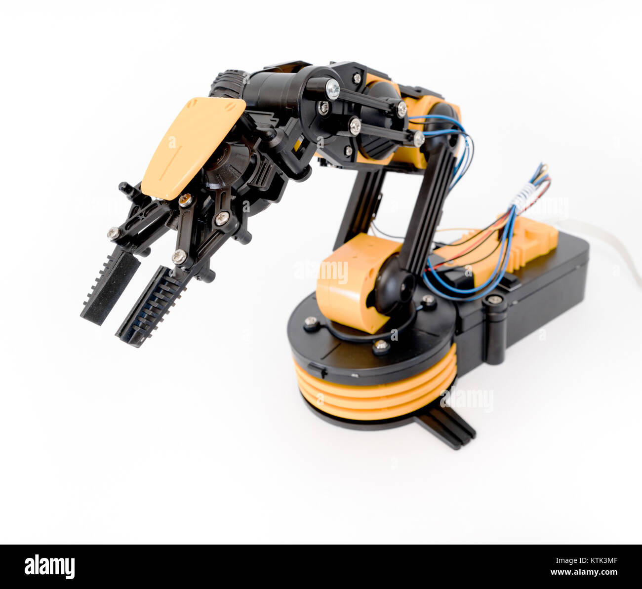Plastic robot arm model Stock Photo - Alamy