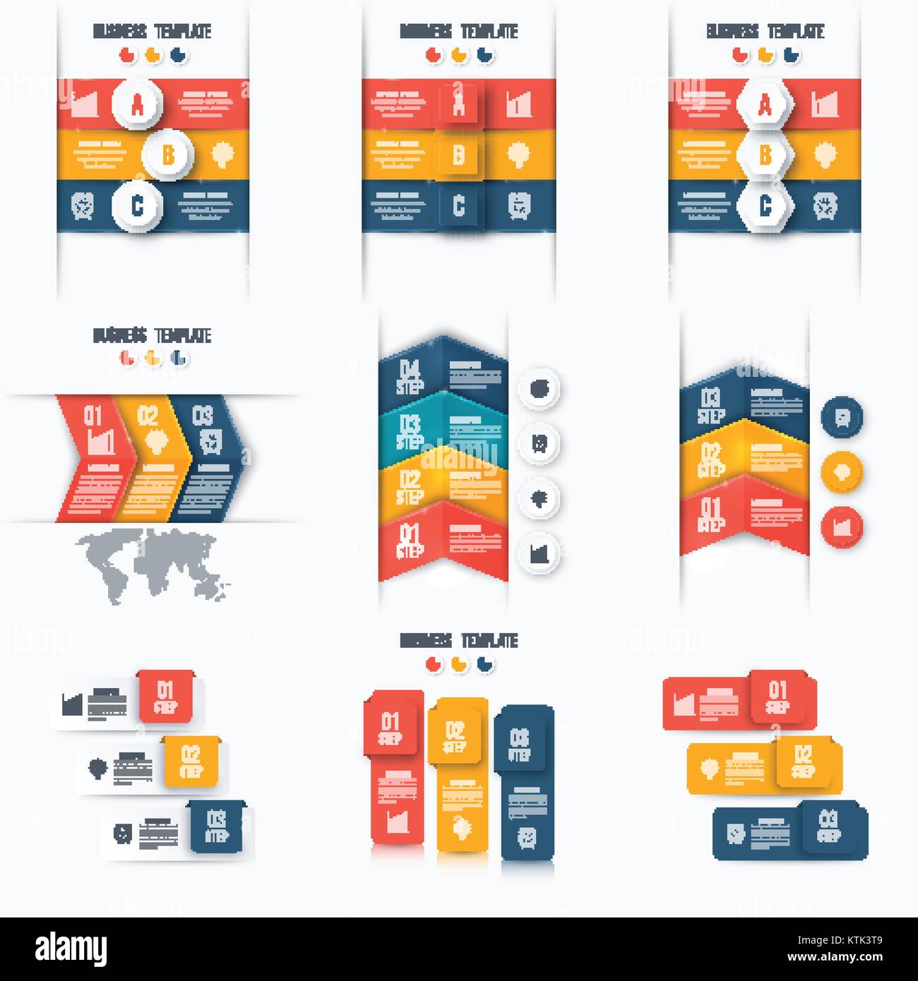 Set with infographics Stock Vector Image & Art - Alamy