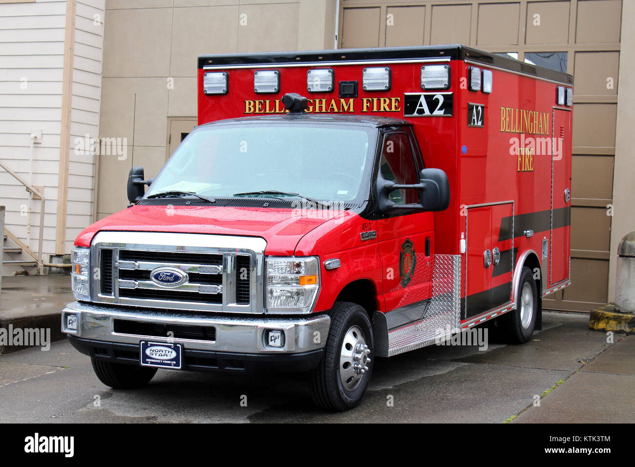 The Bellingham Fire Ambulance 2, a 2015 Ford E350, serves as an ...