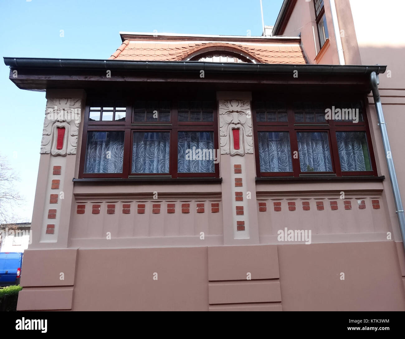 The building located at ul. Krakowska 2-4 in Poland, constructed in ...