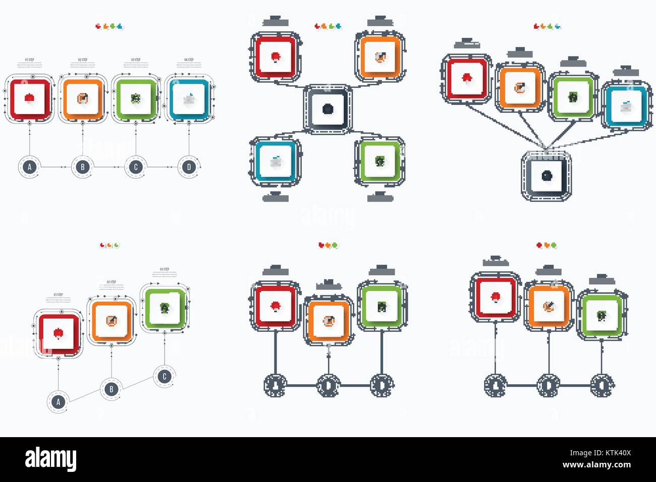 Set with infographics Stock Vector Image & Art - Alamy