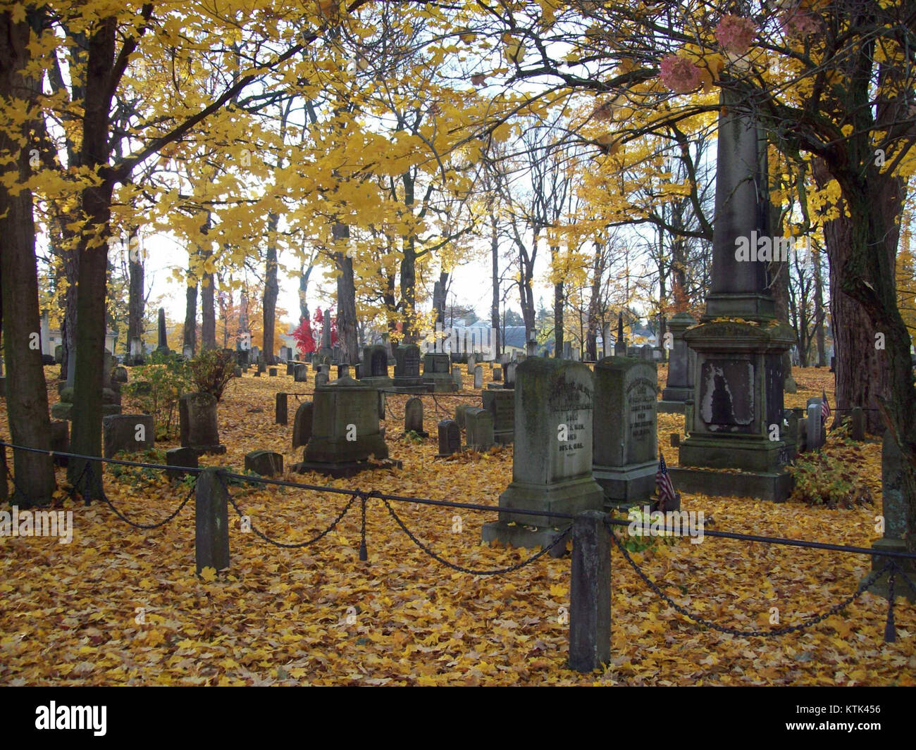 Batavia Cemetery General View Oct 09 Stock Photo - Alamy