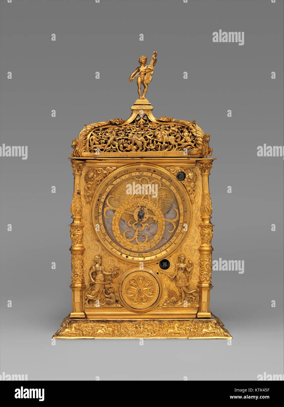 This astronomical table clock, cataloged by the Metropolitan Museum of ...