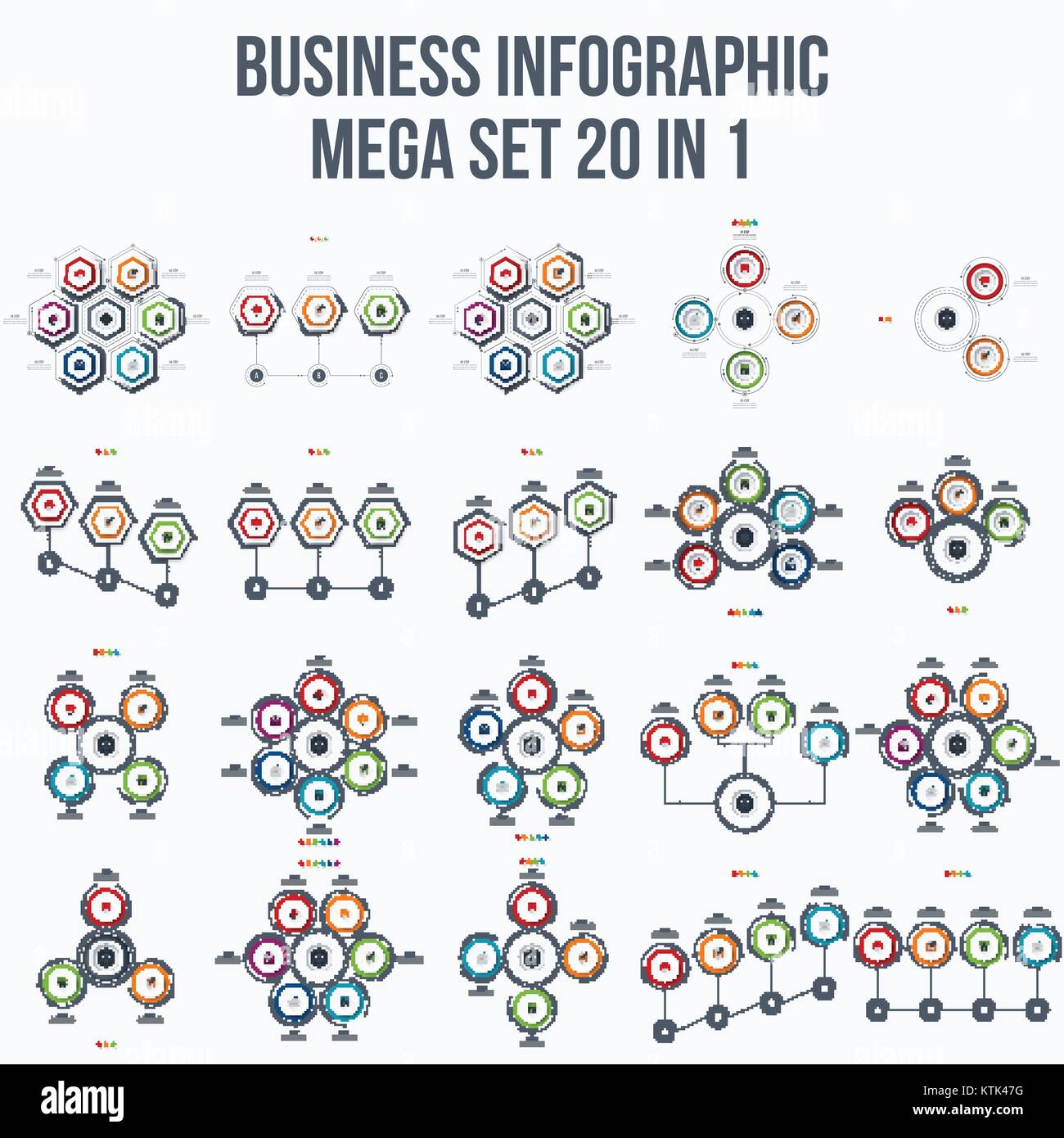 Set with infographics Stock Vector Image & Art - Alamy