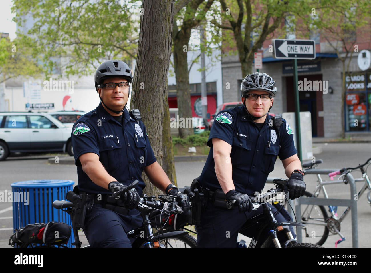 The Bellingham, WA Police Bicycle Cops are a law enforcement team using ...