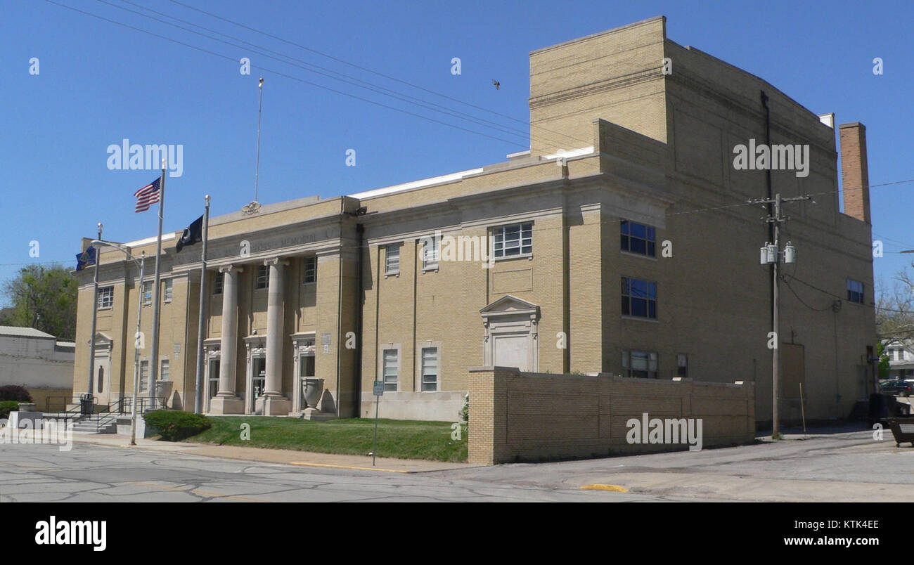 Atchison County Memorial Hall, located in Atchison, Kansas, is a ...