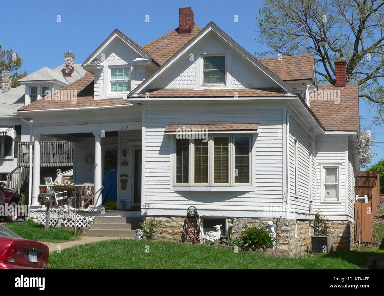 A photograph depicting the view of 222 North 2nd Street in Atchison ...