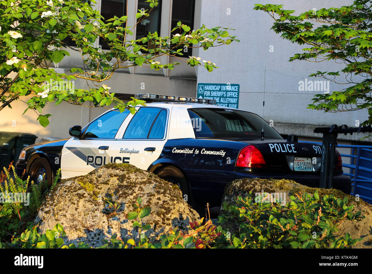 This photograph features officers from the Bellingham Police Department ...