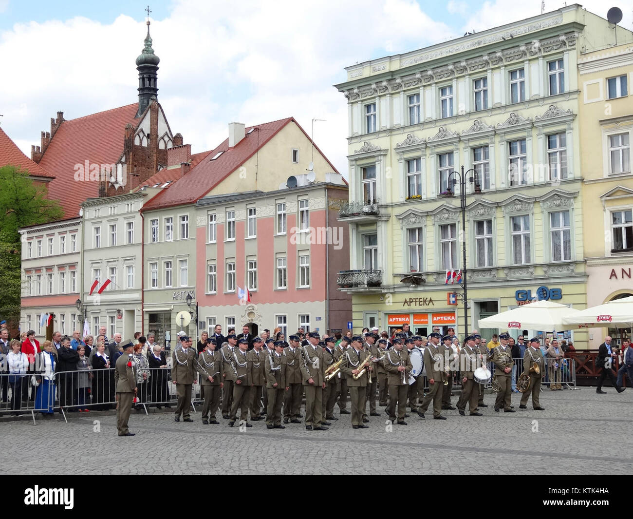The 3 Maja Building, located in Stary Rynek, showcases the historical ...