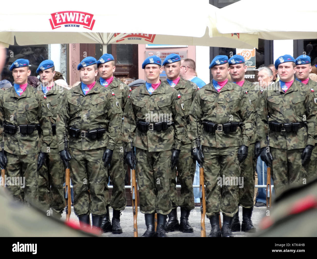 This image captures the 3rd of May 2015 celebration at Stary Rynek in ...