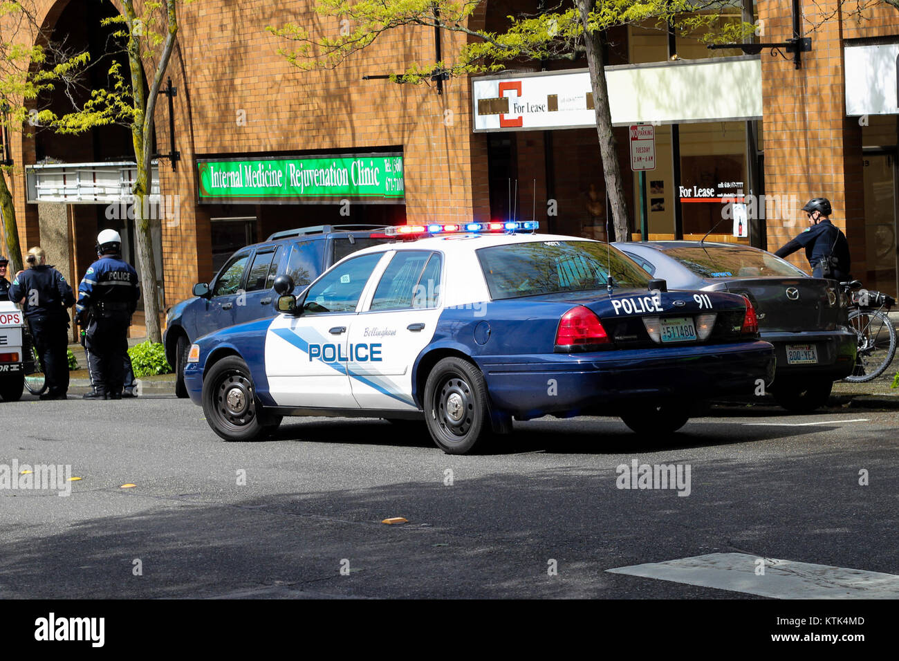 A Bellingham, Washington police Ford Crown Victoria patrol car, used ...