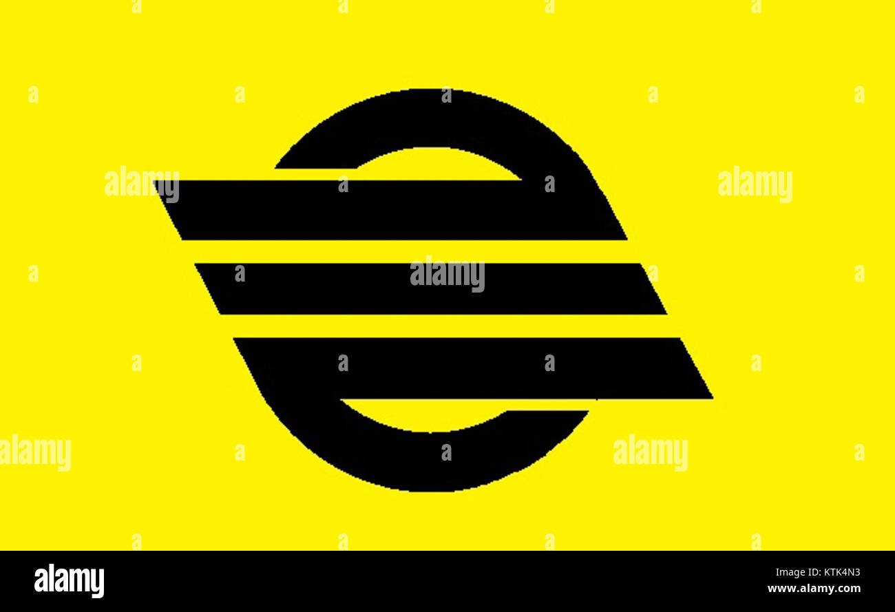 The flag of Miyoshi, a city in Tokushima Prefecture, Japan, featuring ...