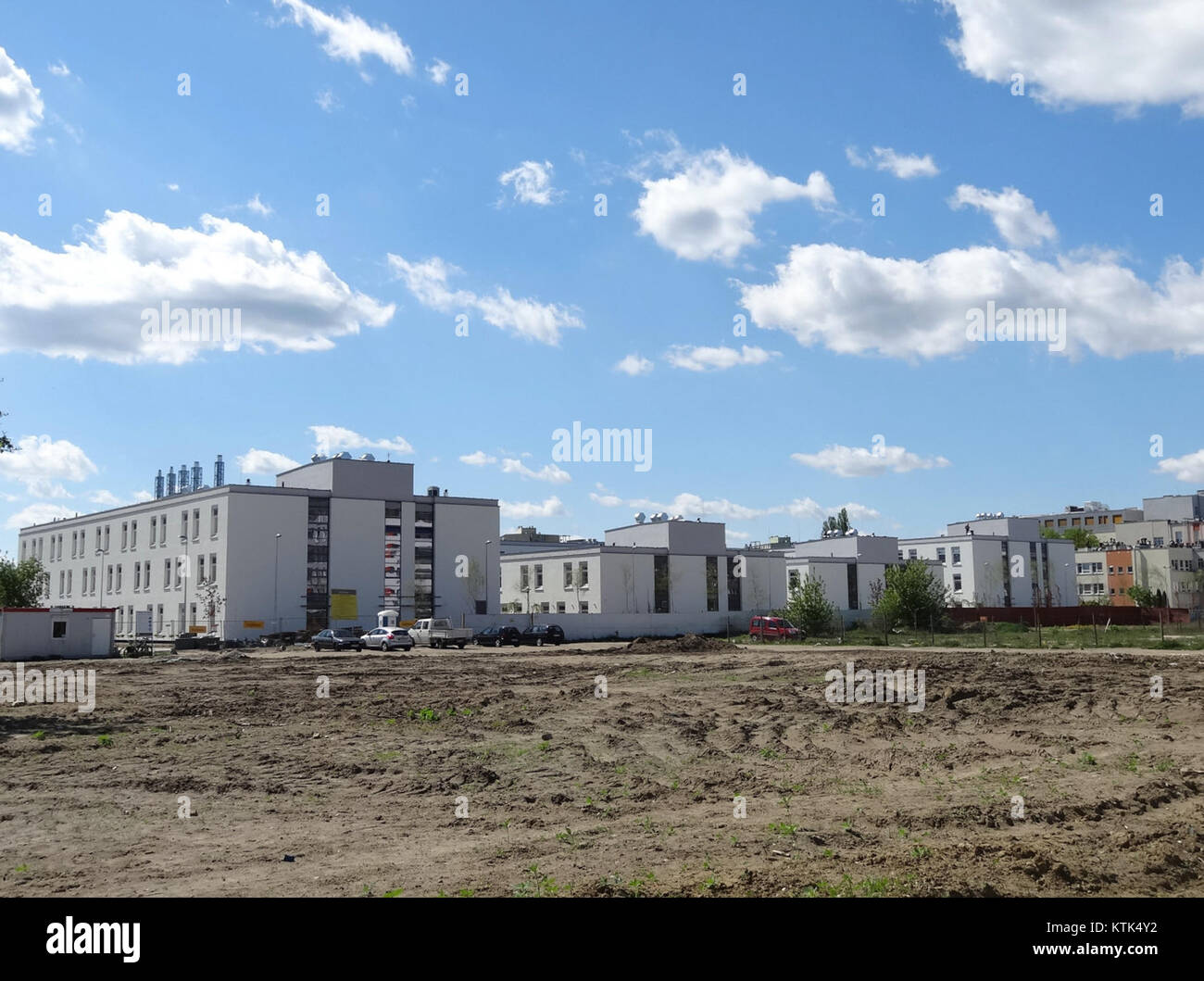 The image depicts the University Hospital building (Bdg szpital ...