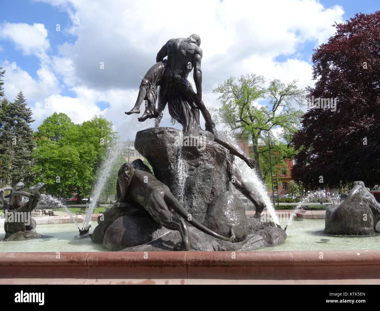The Fontanna Potop, located in Bydgoszcz, Poland, is a famous fountain ...
