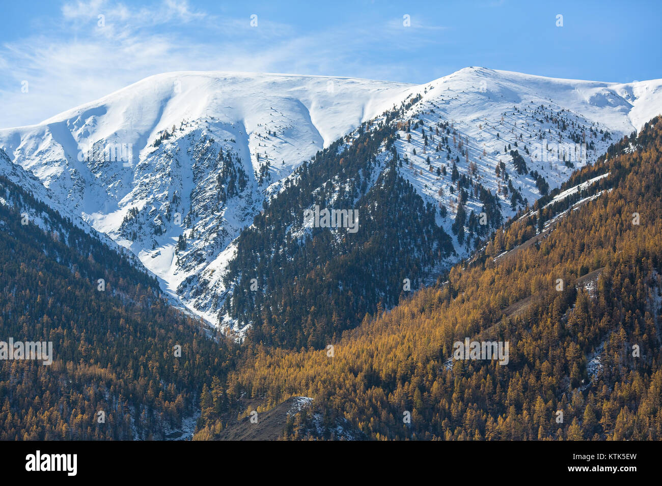 Landscape of the Altai mountains. Altai Republic, Russia Stock Photo ...
