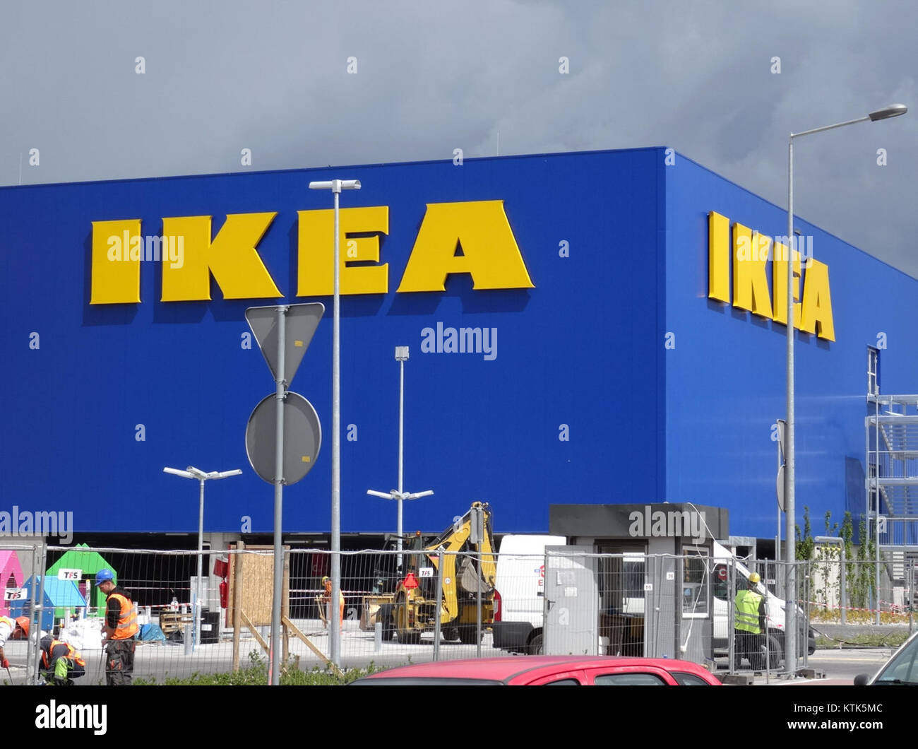 Bdg IKEA 7, photographed in 2015, shows one of the IKEA buildings, a ...