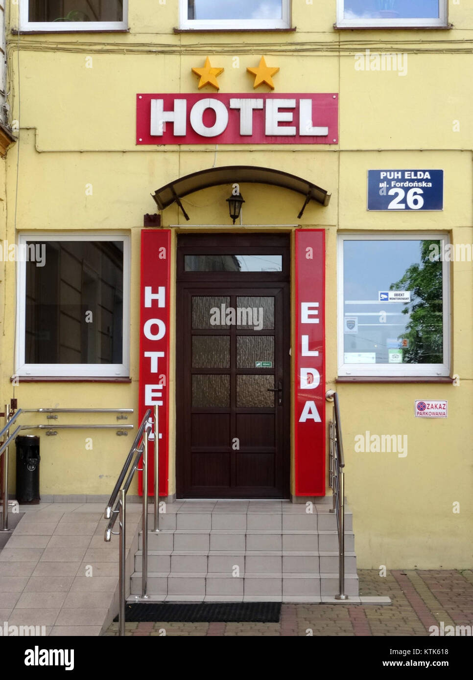 This photo shows Hotel Elda, located in the city of Elda, Spain, taken ...