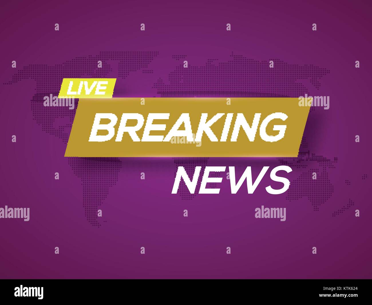 Breaking news screen hi-res stock photography and images - Alamy