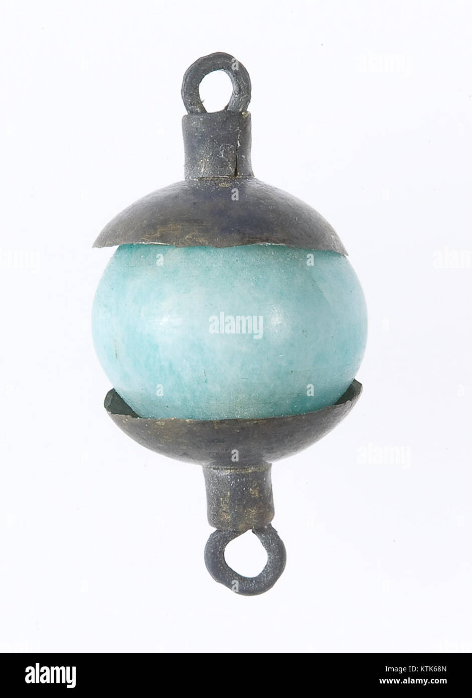 A historical bead from a necklace housed in the Metropolitan Museum of ...