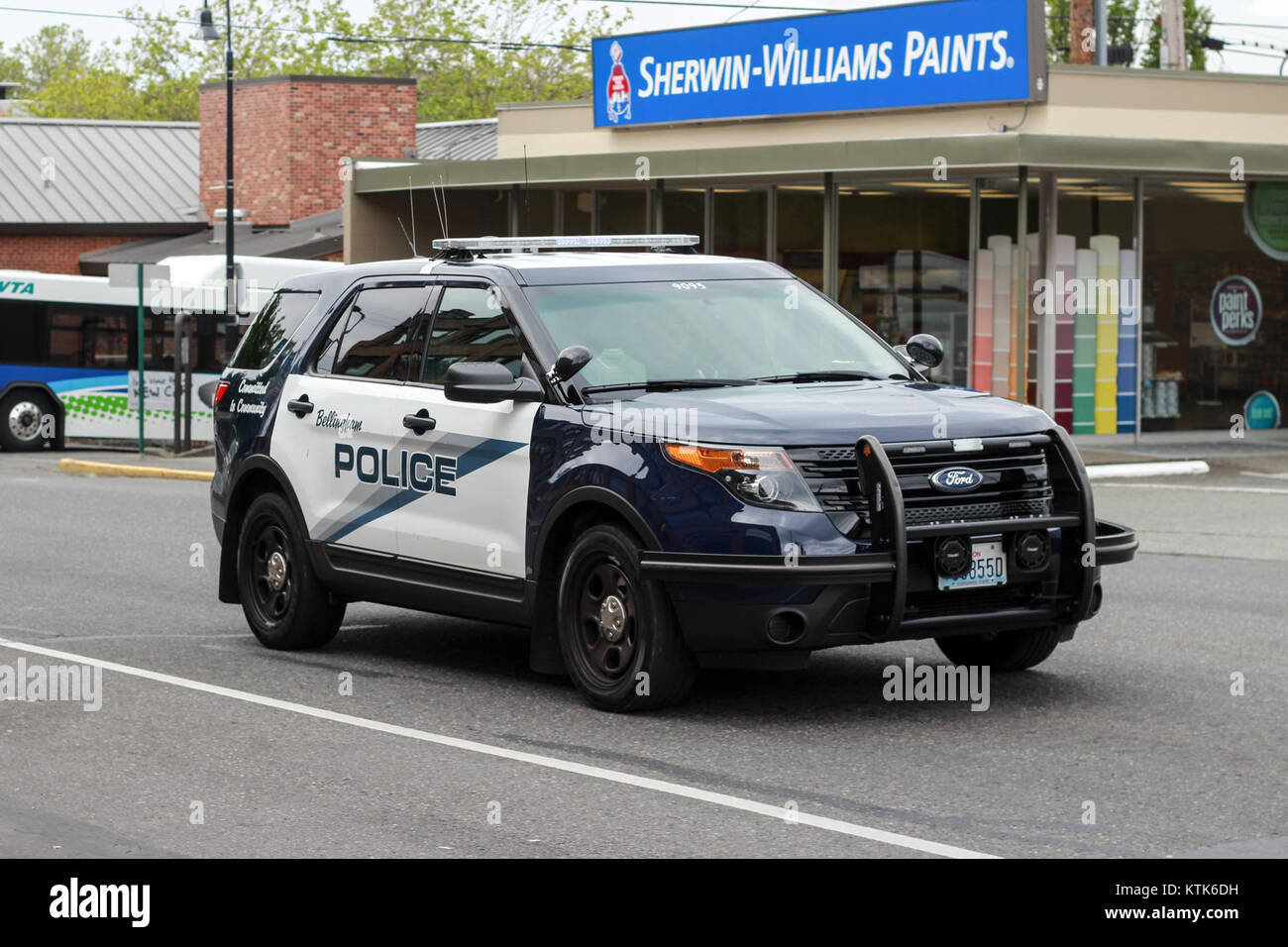The Bellingham Police Ford Police Utility vehicle is part of the fleet ...