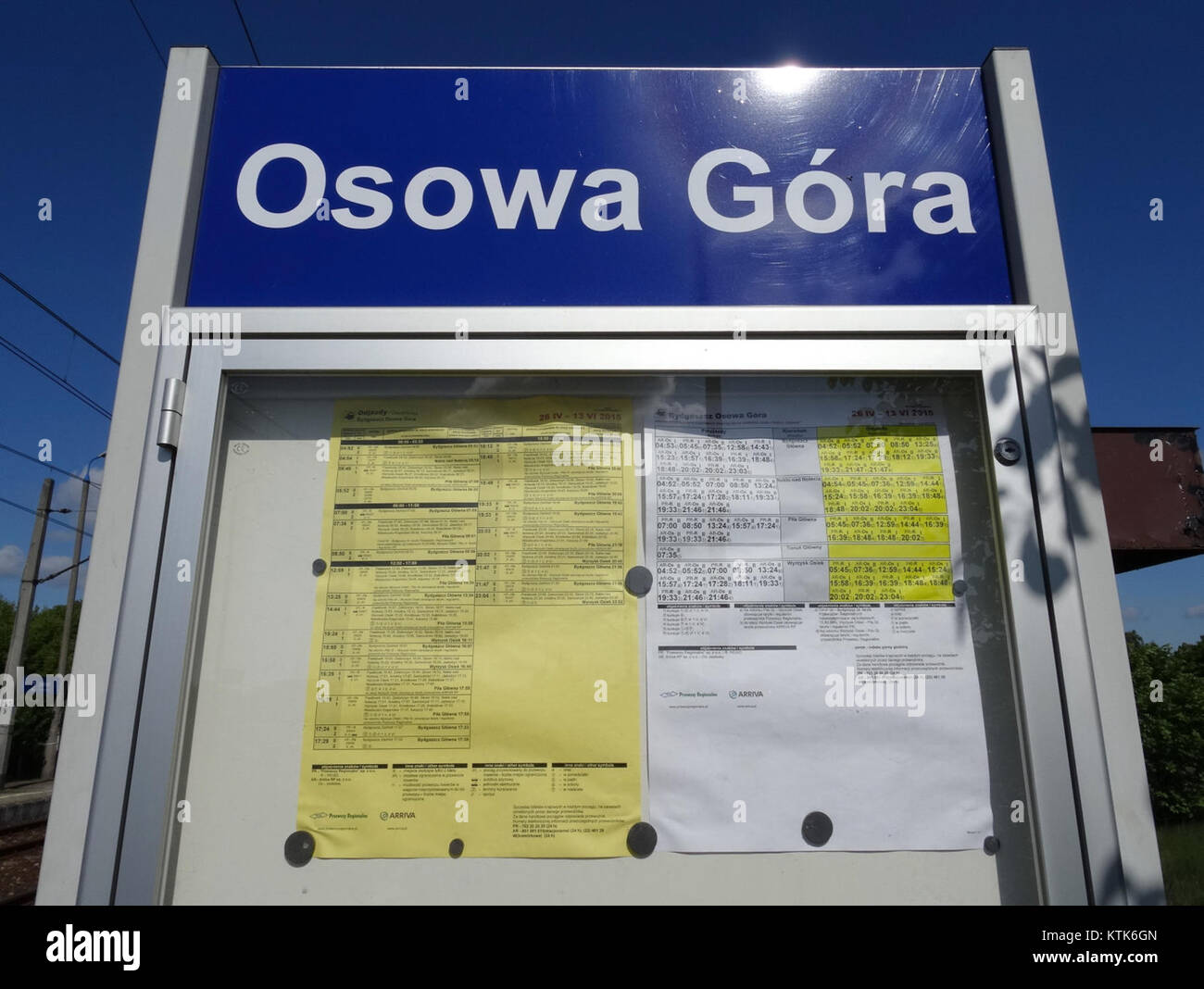 The Osowa Gora train station is a transportation hub in Poland, serving ...