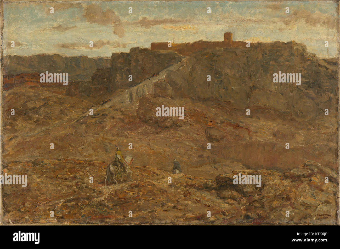 Ancient egypt landscape painting hi-res stock photography and images ...