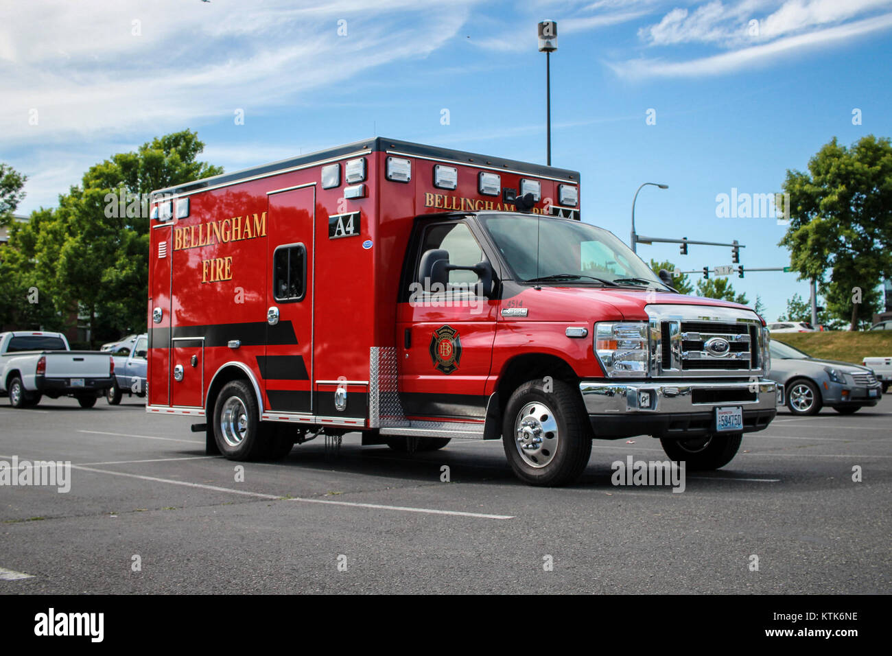 Bellingham Fire Ambulance 4 is an emergency medical vehicle stationed ...