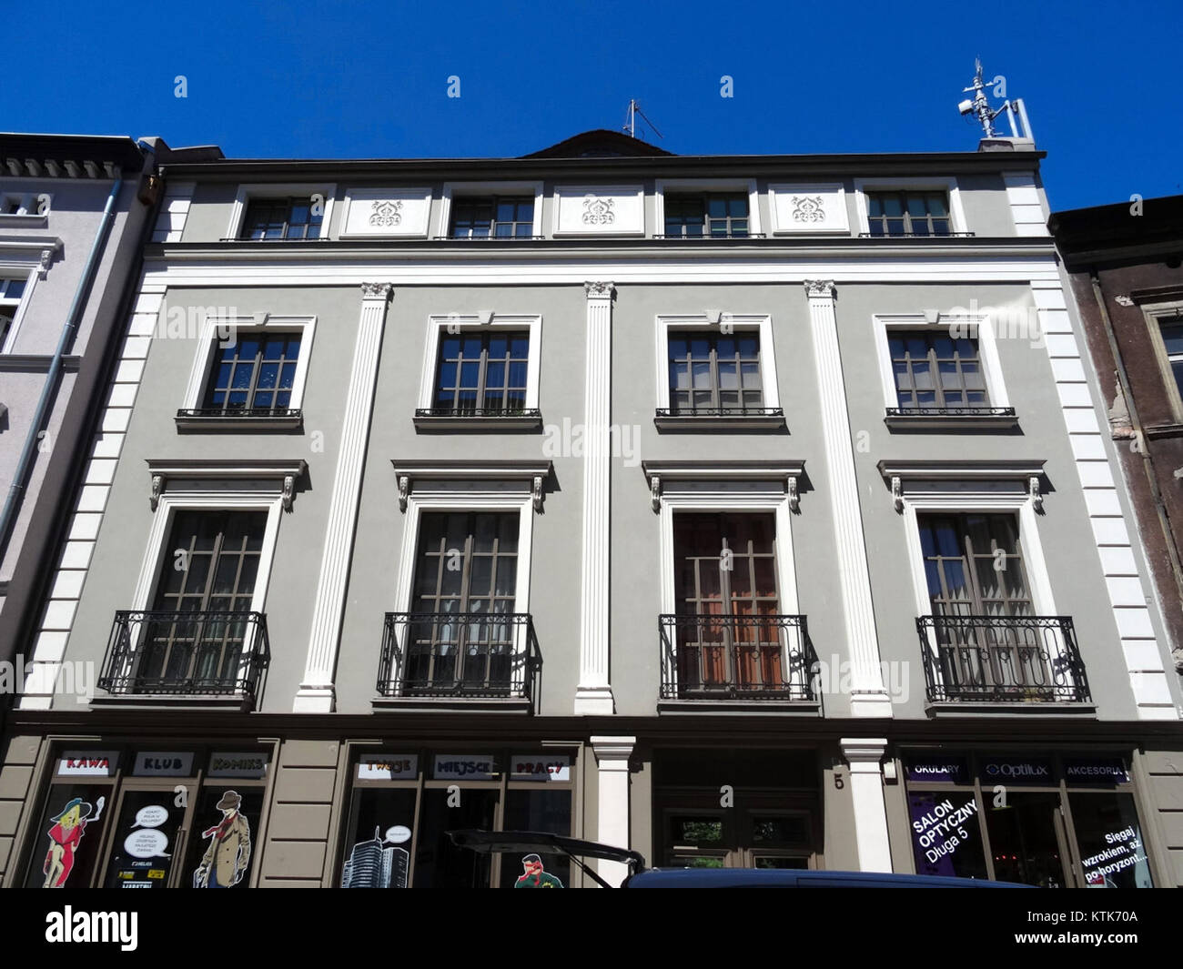 This image shows the building located at Dluga Street, captured in 2015 ...