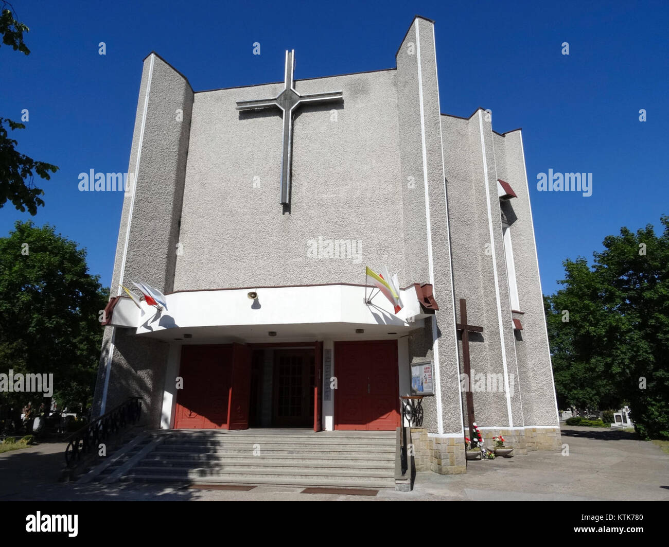A photograph of the KSC SwKrzyza building, taken in 2015. This ...