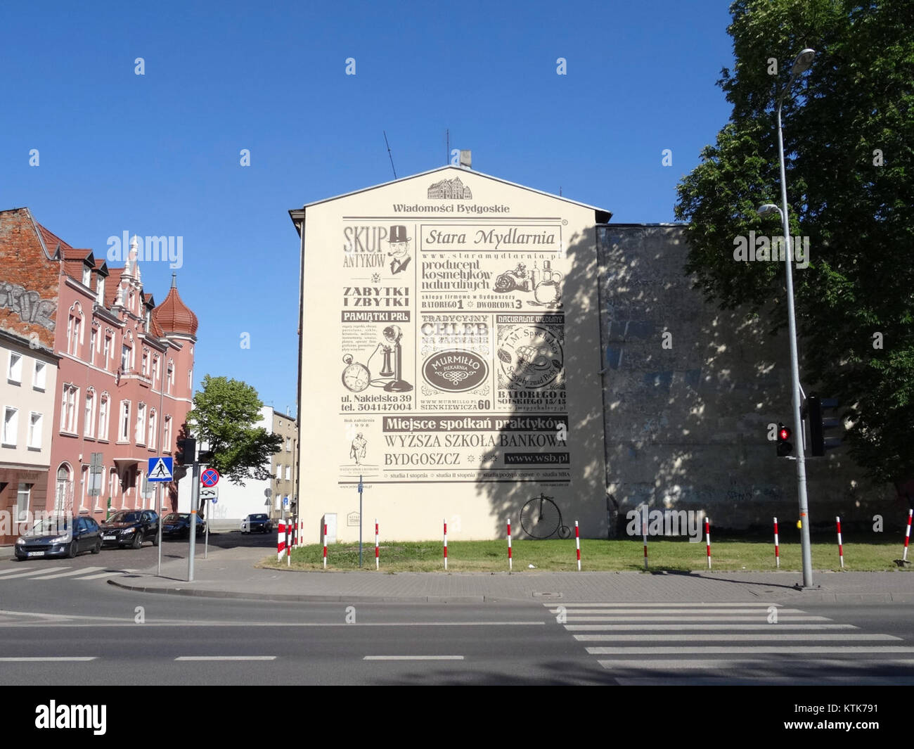 The Garbary retro mural, created in 2015, is a public artwork that ...