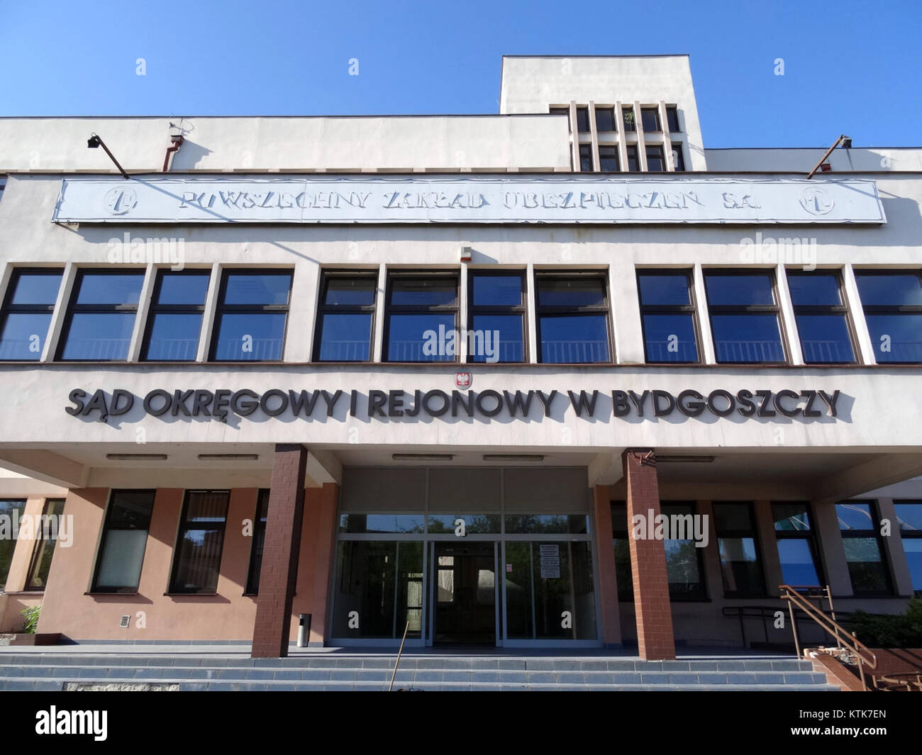 A view of the building on Torunska Street, captured in 2015. The image ...