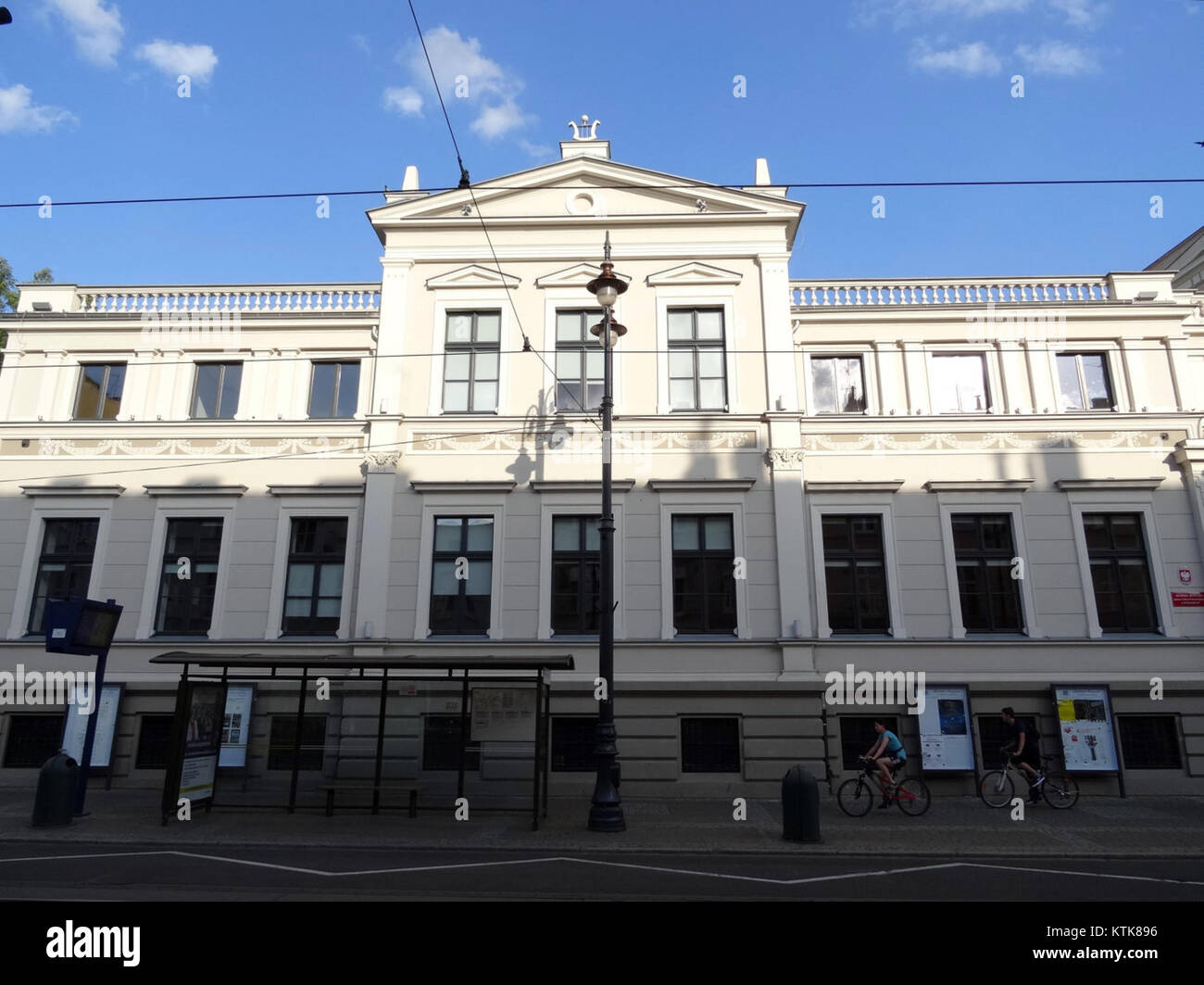 Building on Gdanska Street, captured in 2015, displaying architectural ...