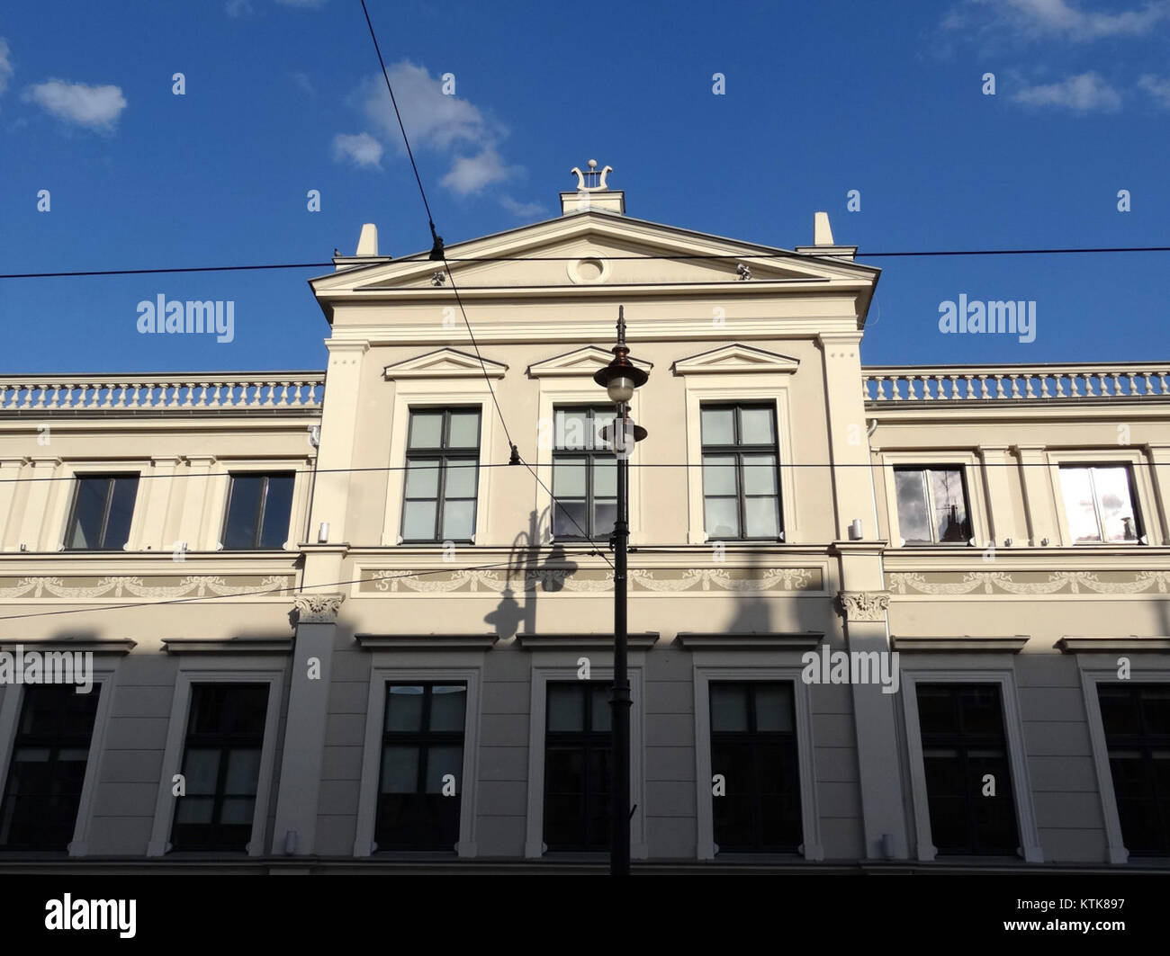 A photograph from May 7, 2015, showing Gdanska 20, a prominent building ...