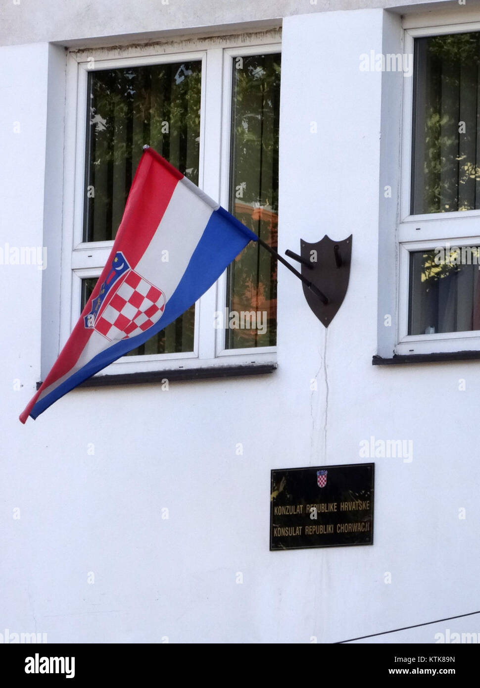 This photograph from July 2015 shows the Croatian Consulate building ...